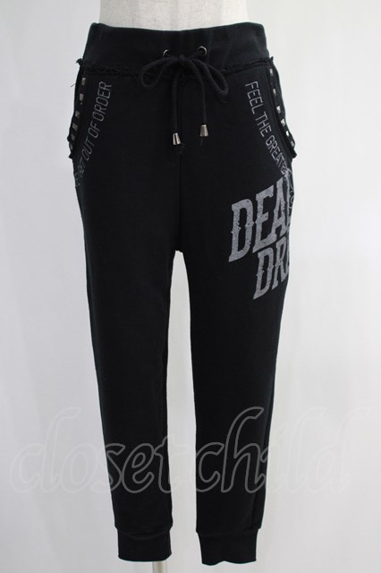 GHOST of HARLEM / プリントスウェットパンツ 黒 H-24-12-23-019-GL-PA-KB-ZH - closet ...