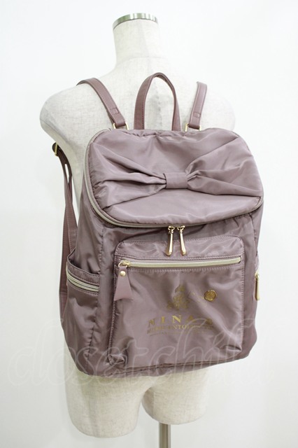 m petit by misako / NINA’S コラボリボンリュック ピンク H-25-05-12-039-LO-BG-NS-ZH ...