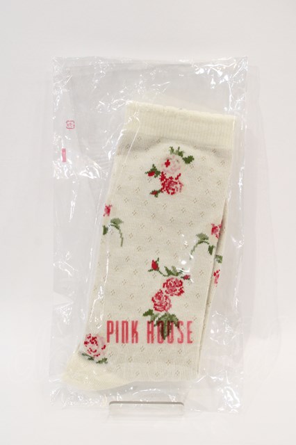 PINK HOUSE / ローズソックス アイボリーXピンク I-25-01-20-044-LO-ZA-HD-ZI - closet child オンラインショップ